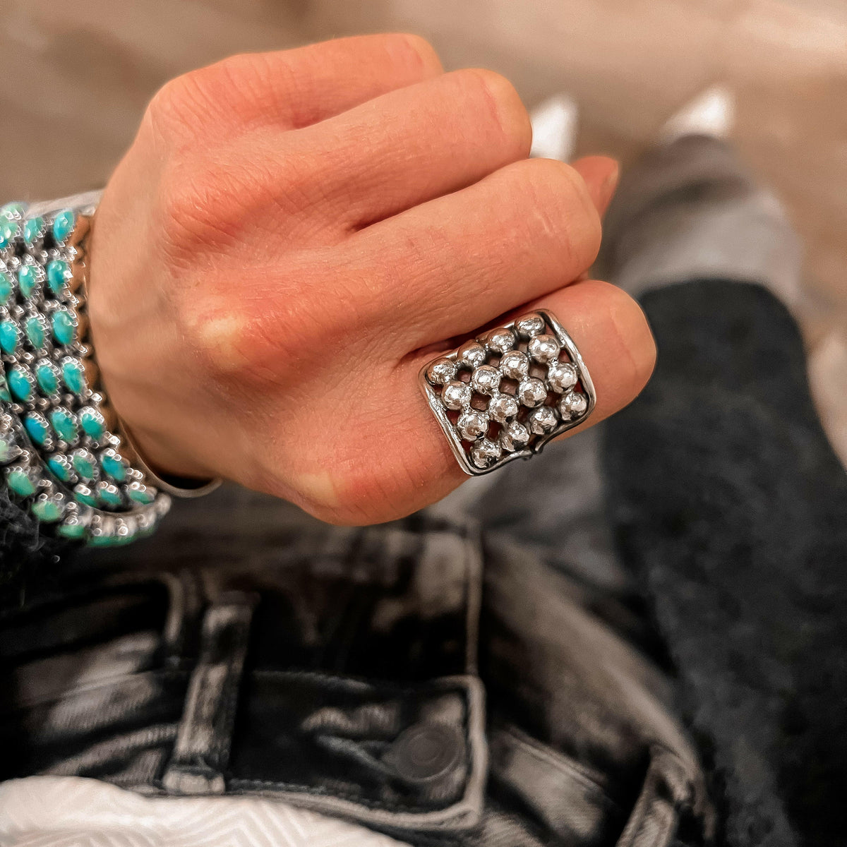 Ball Ring Made to Order in Sterling Silver Size 10 – Krush Kandy